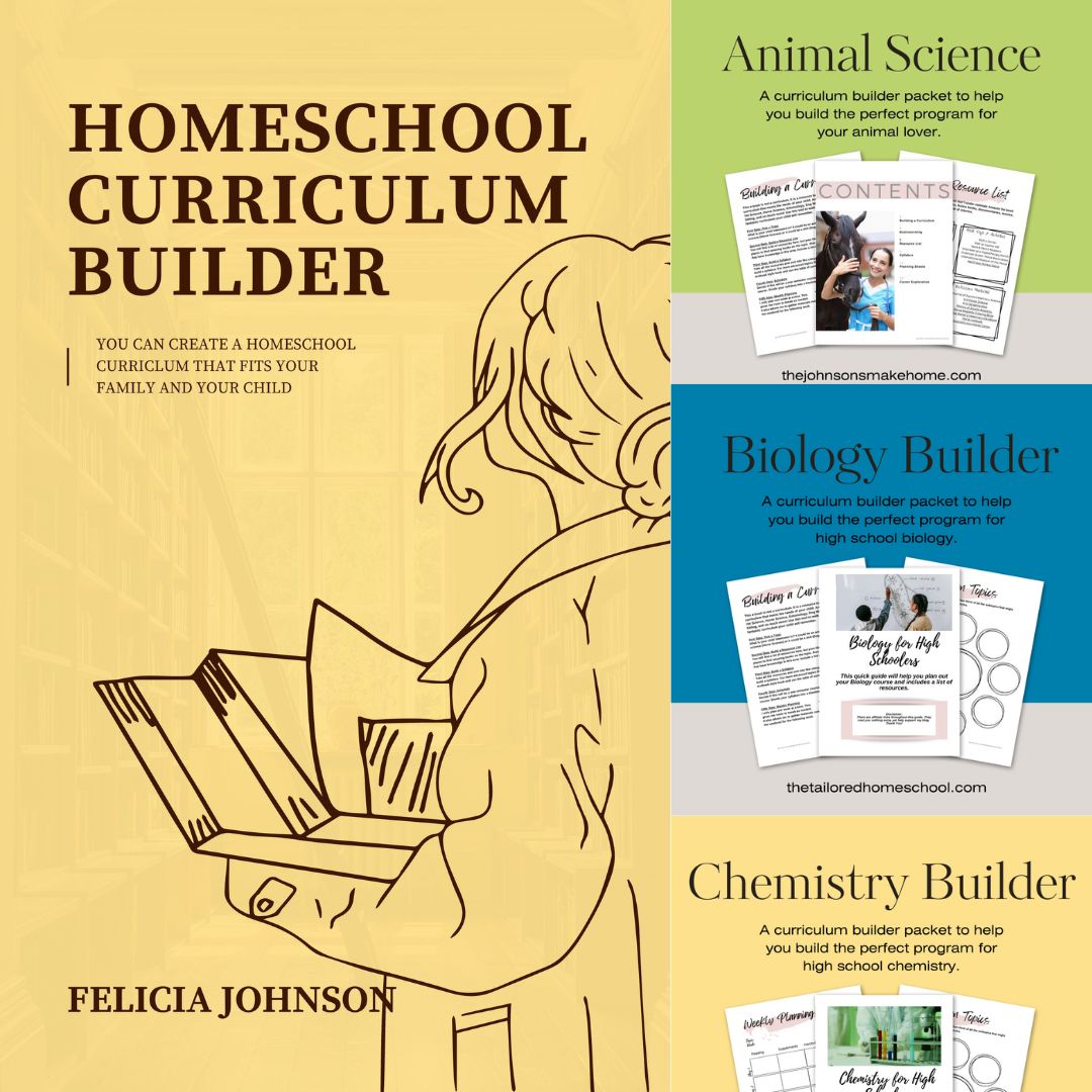 Curriculum Builder Bundle - The Tailored Homeschool